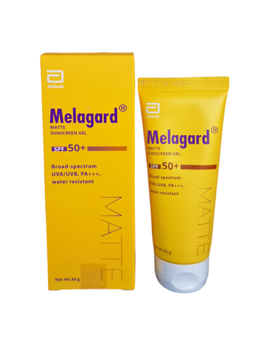 Melagard Matte Sunscreen Gel, SPF 50+, Broad Spectrum, 50g by Abbott ...