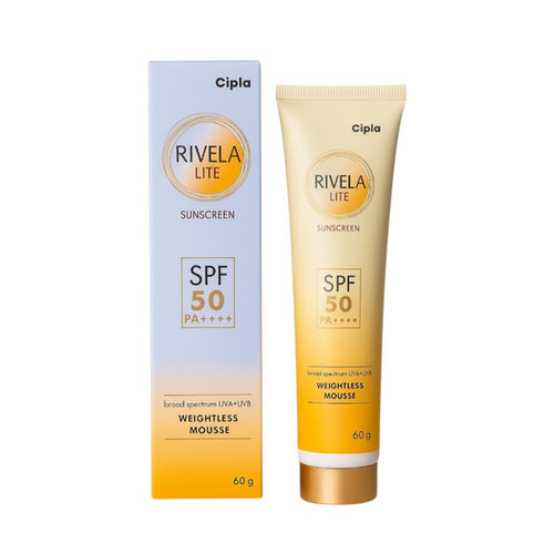 Rivela Lite Sunscreen SPF 50 PA++++ – Broad Spectrum UVA + UVB ...