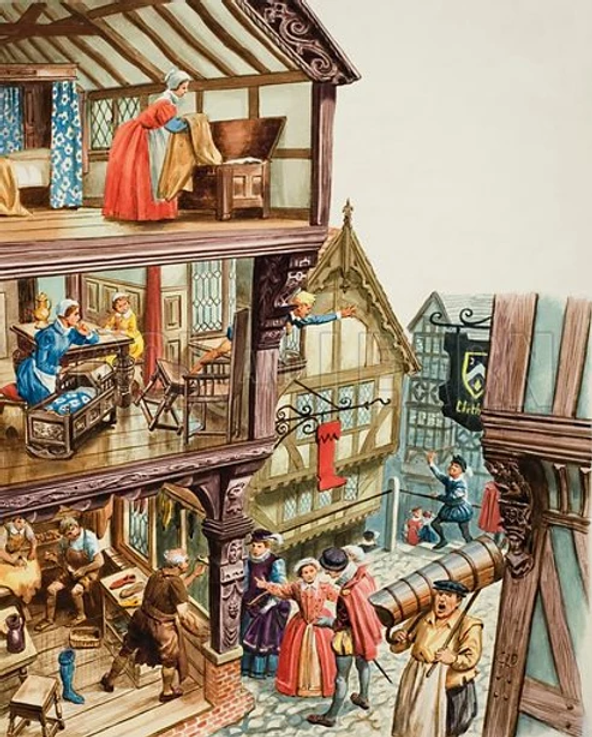 Seek and Find in a Tudor Market Town