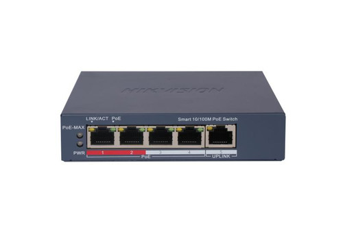 Hikvision 8 Port Fast Ethernet Smart POE Switch | MSL Security Product