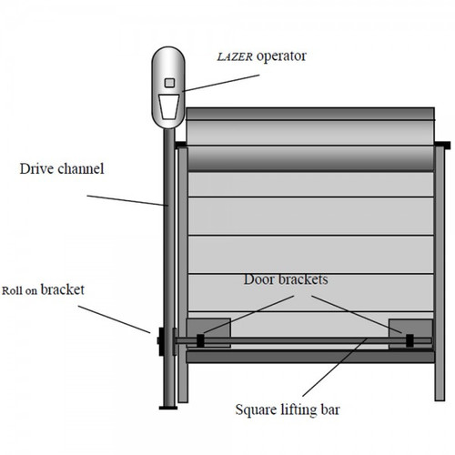 DACE Vertical Roll-up Garage Motor Kit - Single Doors | MSL Security ...