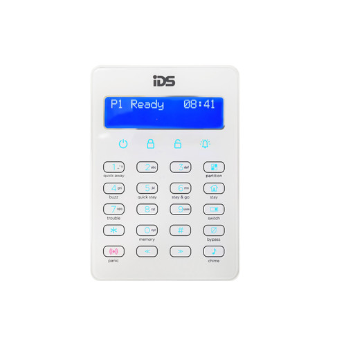 IDS XSeries LCD Touch Keypad – White | MSL Security Product