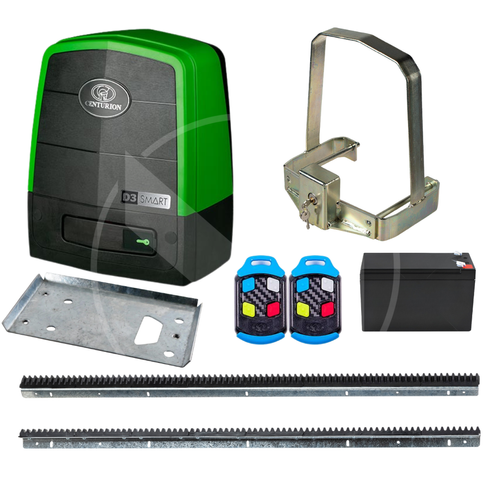 Centurion D3 Smart Plus Full Sliding Gate Motor Kit with Antitheft ...