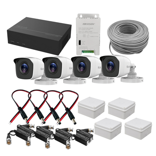 HiLook 4 Channel Full CCTV Kit | MSL Security Product
