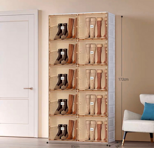 Shoe Cabinet 5 layers 10 grids (20 Pairs) | AntBox