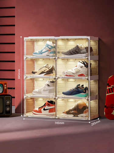 LED Shoe Box 4 layers 8 grids (8 pairs) Voice Control lights | AntBox