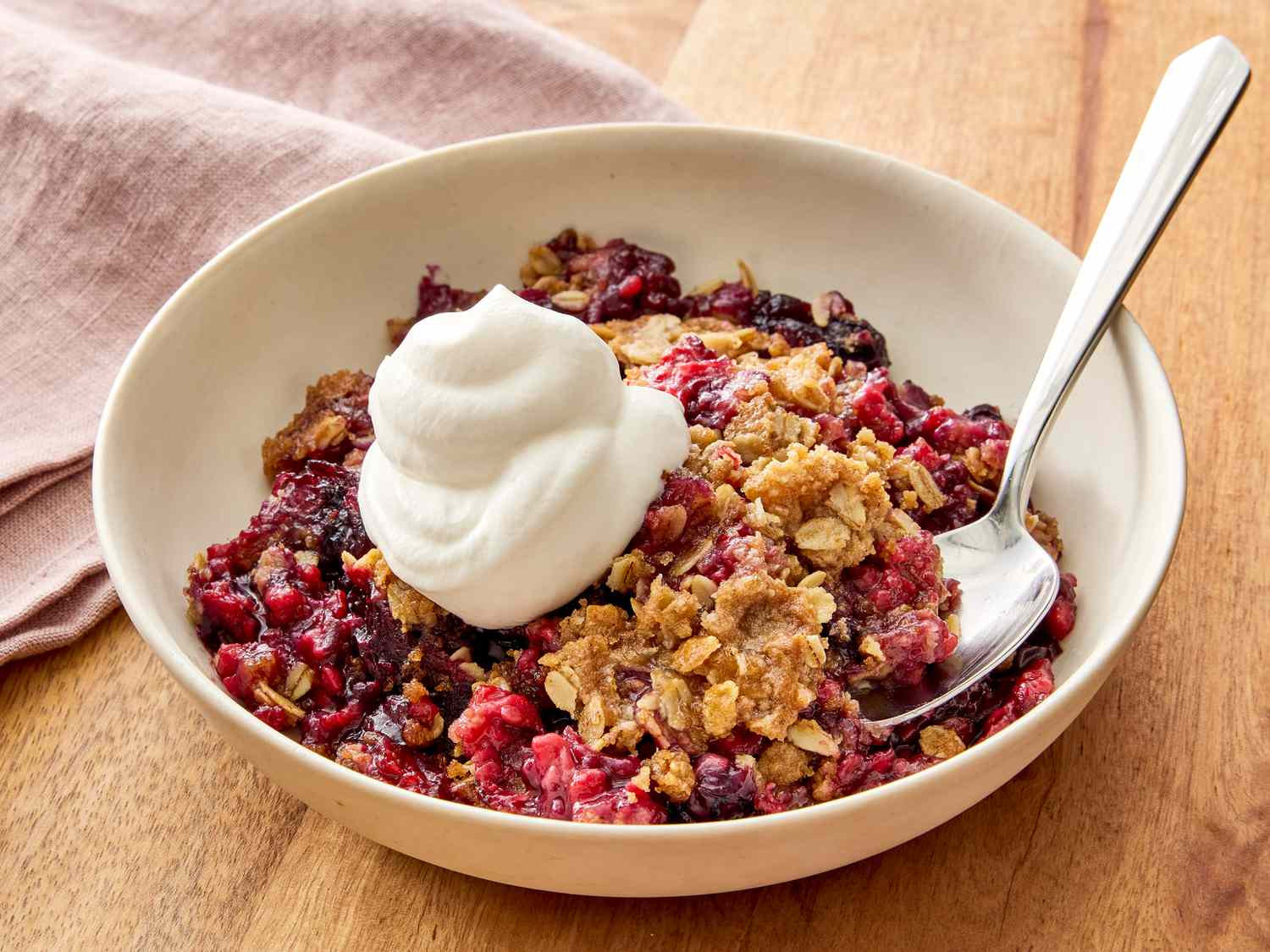 Mixed Berry Crisp | Olivivero