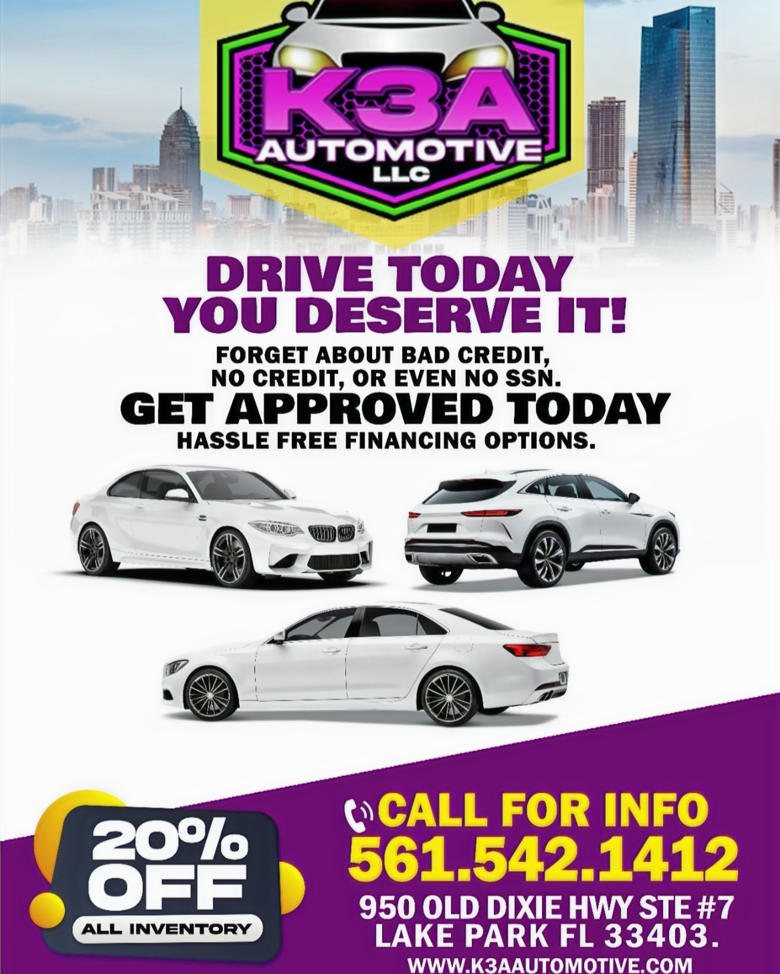 Automotive Financing Options | K3A AUTOMOTIVE – United States