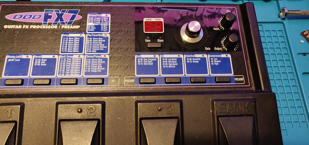 DOD FX7 Multi Effects Repair