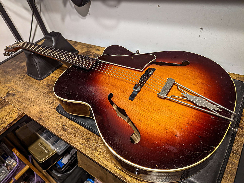 1944 'Levin' Archtop - Stainless Steel Refret + More