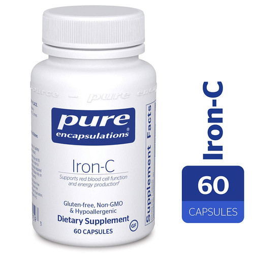 [퓨어 인캡슐레이션] 철분 - C / Pure encapsulations Iron-C 60ct | Harris Concept