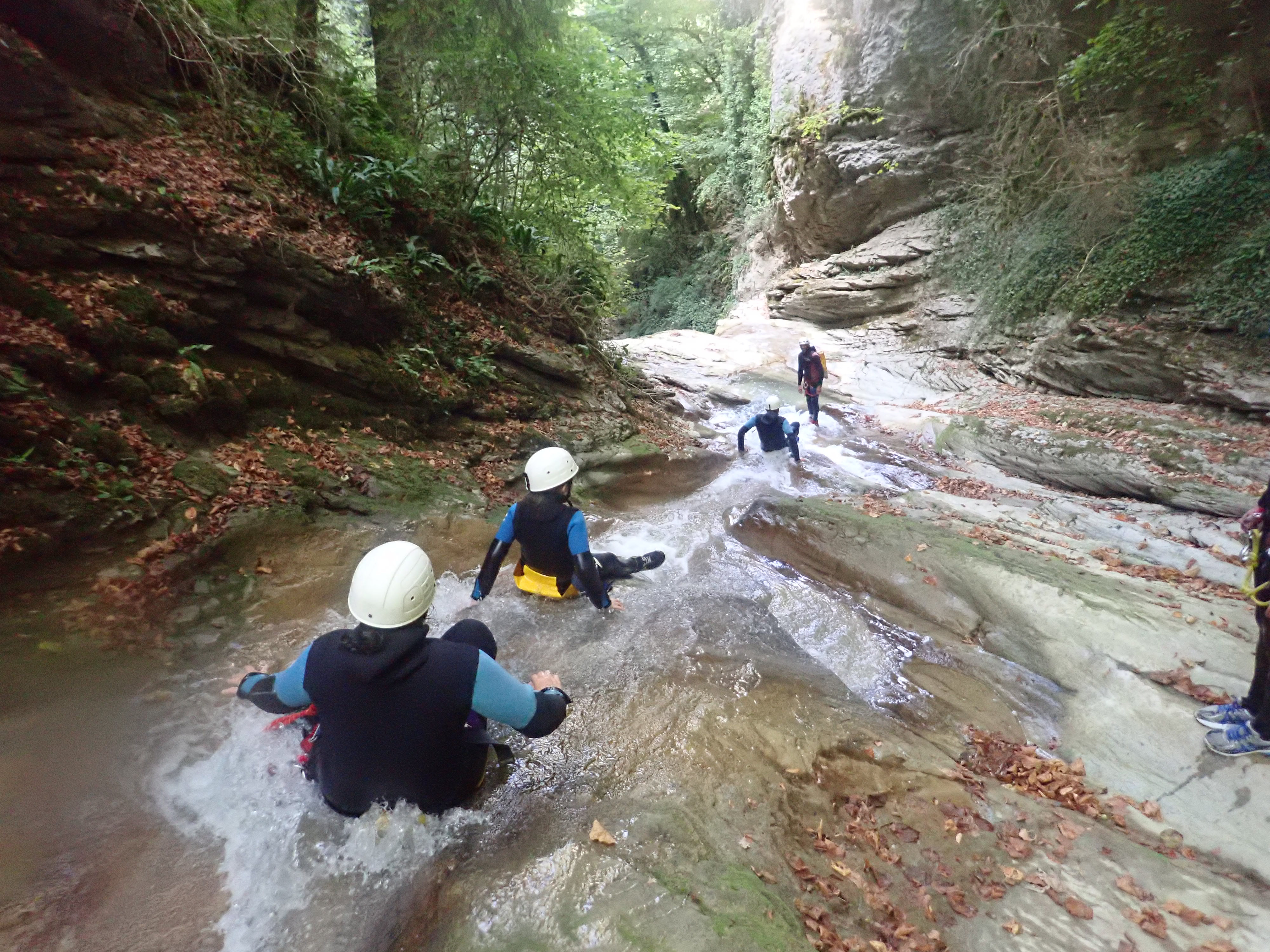 sortie canyon du Grenant, canyoning proche lyon grenoble, valence.
