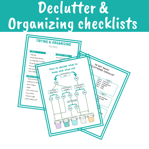 Organizing Checklist Printable Pack | Organized Stuff