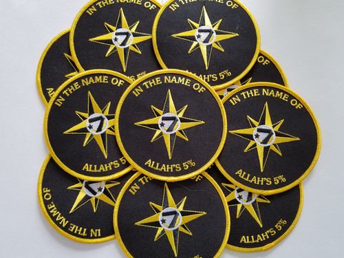 Allah's 5% - Universal Flag Patch | merchantgods
