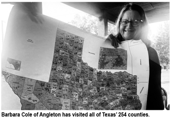 Cole’s been to all Texas’ counties; now she’s eyeing state parks