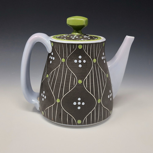 Mid Century Modern Teapot | mattconlonpottery