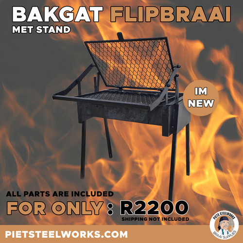 BAKGAT FLIPBRAAI AND STAND | Piet Steelworks