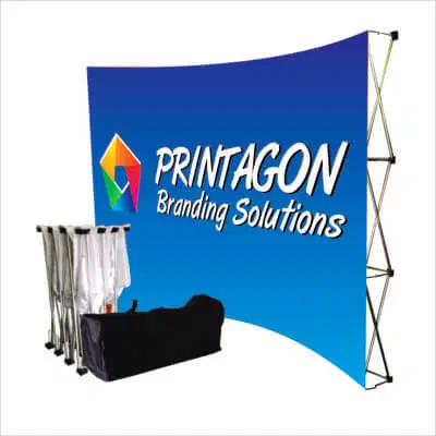 Curved Banner Walls | Printagon