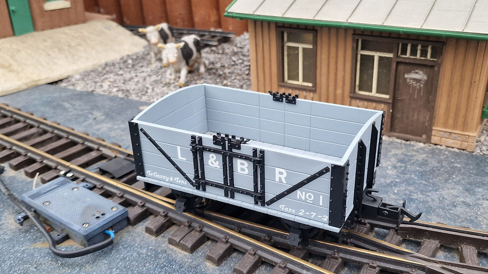 Accucraft L&B Open Wagon - 16mm Scale, Dual 32/45mm Gauge | Mysite