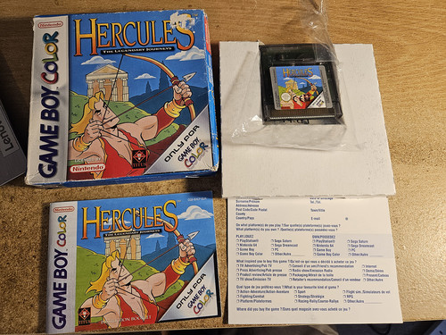 Hercules The Legendary Journes Gameboy color | MyRetroShop.com