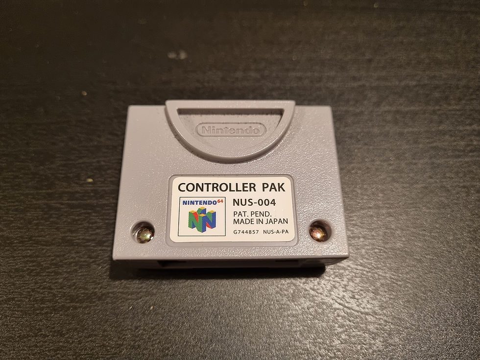 Official Nintendo 64 controller pak memory card | MyRetroShop.com