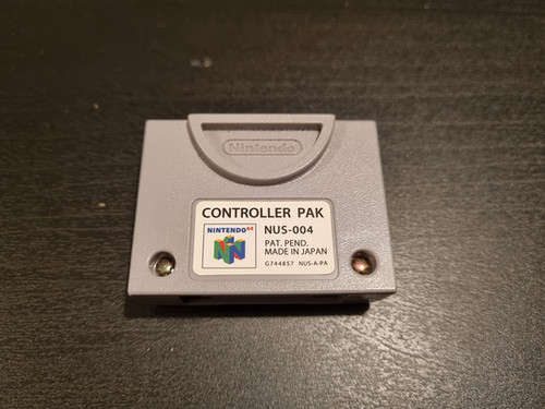 Official Nintendo 64 controller pak memory card | MyRetroShop.com