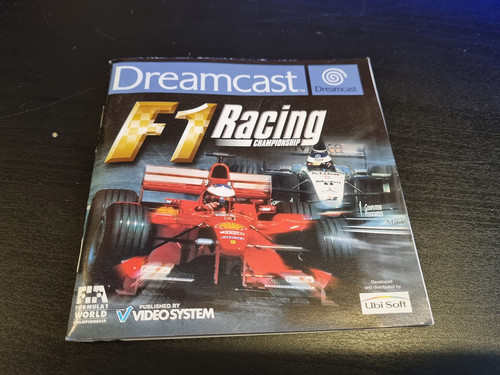 F1 Racing dreamcast booklet manual | MyRetroShop.com