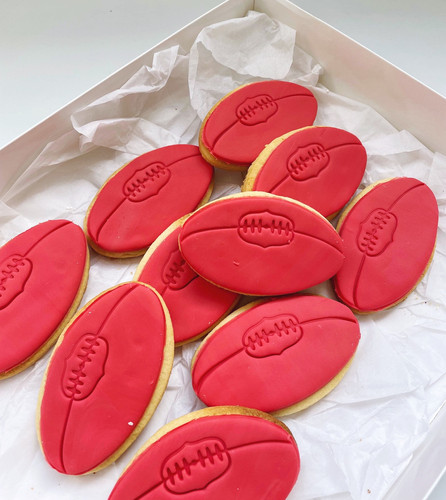 AFL Footy cookies | Custom sugar cookies | Birthday, Grand Final Day ...