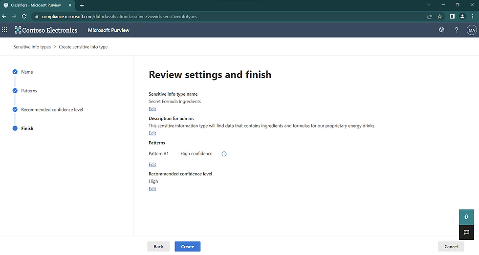 Creating Custom Sensitive Information Types In Microsoft Purview