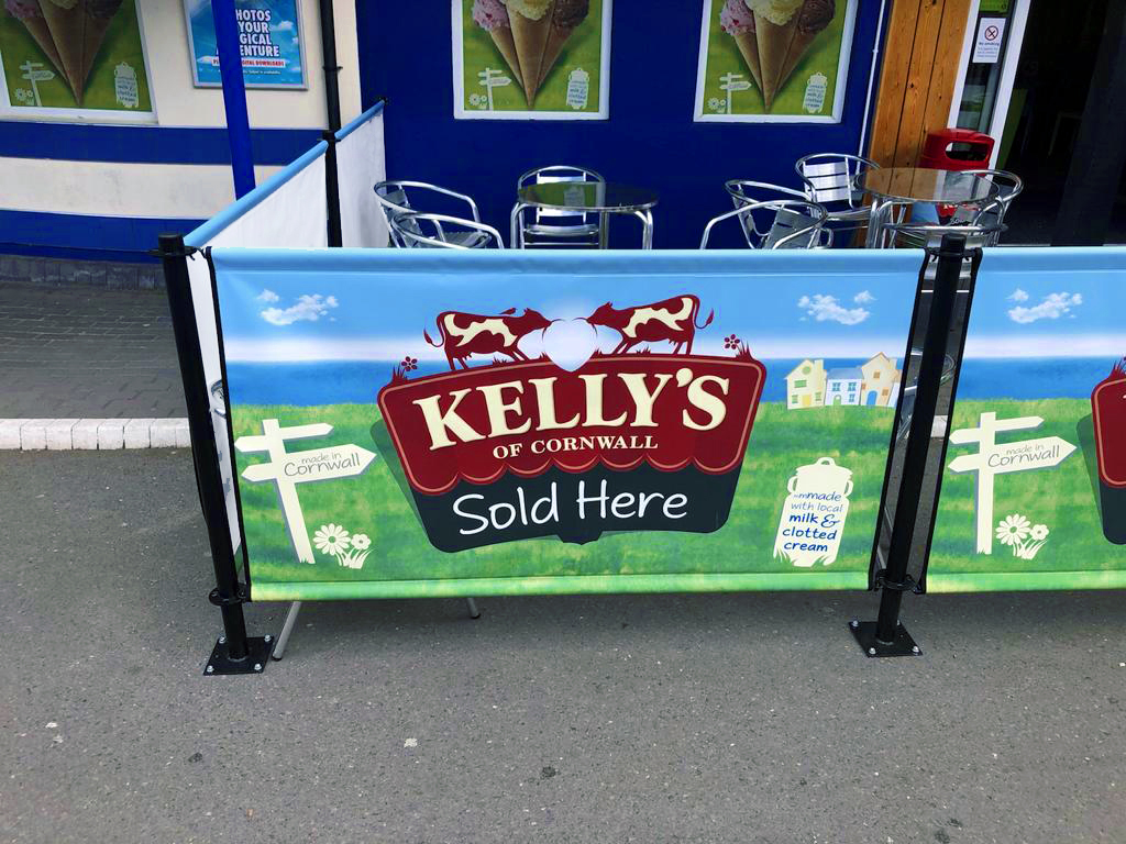 PVC Canvas Gallery | Cafe-Barriers.com | UK