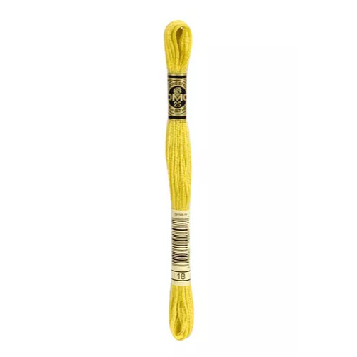 DMC Six Strand Embroidery Floss - 18 Corn | StitchMakers