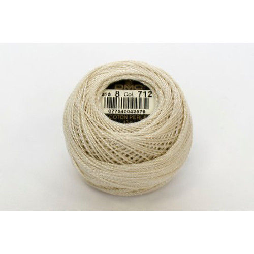 DMC Perle Cotton #8 - 712 Cream | StitchMakers