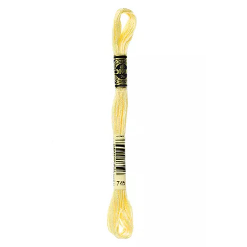 DMC Six Strand Embroidery Floss - 745 Blonde | StitchMakers