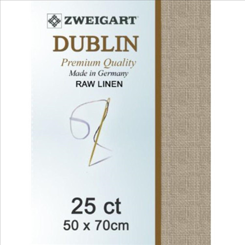 Dublin 25 Count (50 x 70cm) Raw Linen | StitchMakers