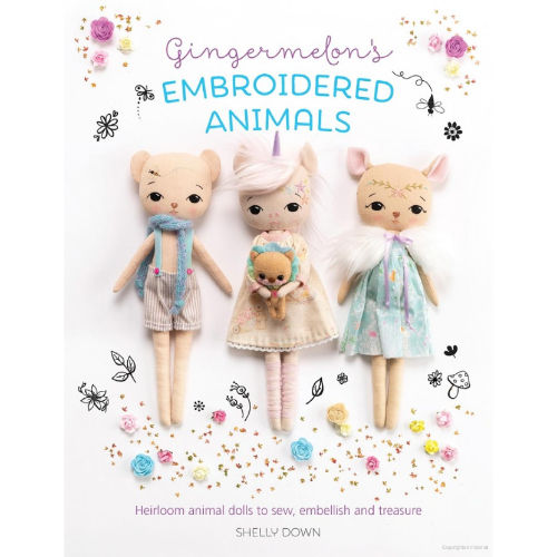 Gingermelon's Embroidered Animals | StitchMakers