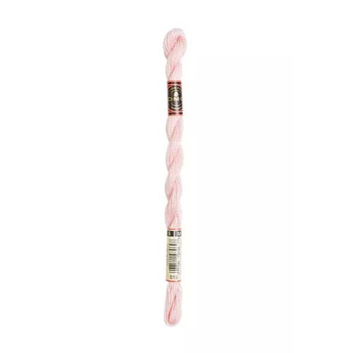 DMC Perle 3 - 818 Pearlescent Powder Pink | StitchMakers