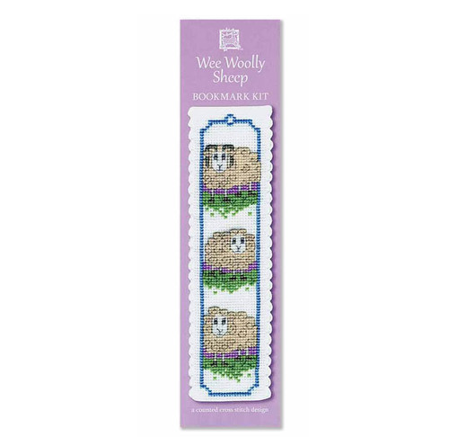 Textile Heritage Bookmark Kits - Wee Wolly Sheep | StitchMakers