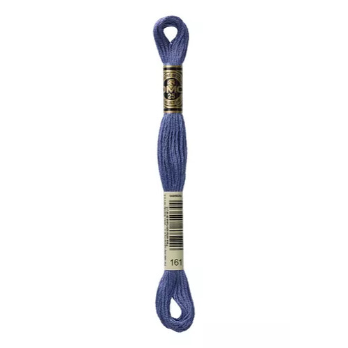 DMC Six Strand Embroidery Floss - 161 Blue Ash | StitchMakers