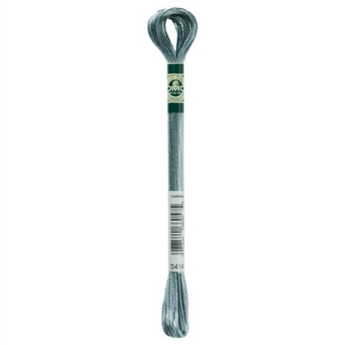 DMC Satin Floss - S414 Dark Steel Grey | StitchMakers