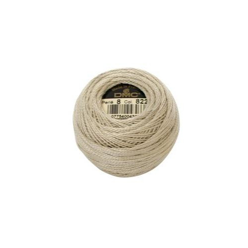 DMC Perle 12 Ball - 822 Light Beige Grey | StitchMakers