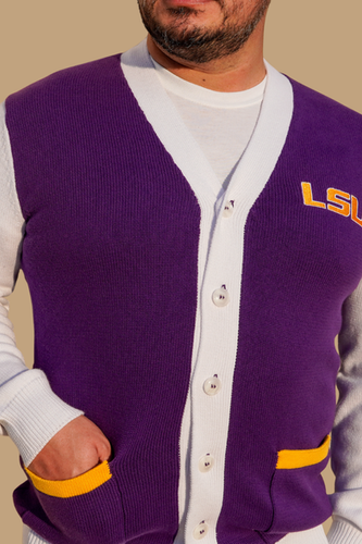 Men's LSU Cardigan | Christopher Rey