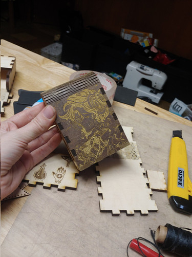 Special Edition Wooden Card Deck Box | Penny For A Tale