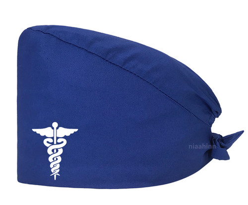 MEDICAL CADUCEUS SCRUB CAP | ROYAL BLUE | Gotucovered Capshttps ...
