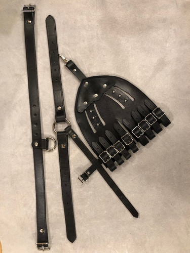 Slit 8 Buckle Rapier Carrier | CowDance Leather LLC