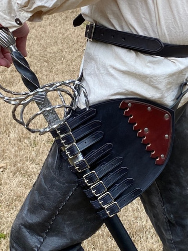 8 Buckle Rapier Carrier | CowDance Leather LLC
