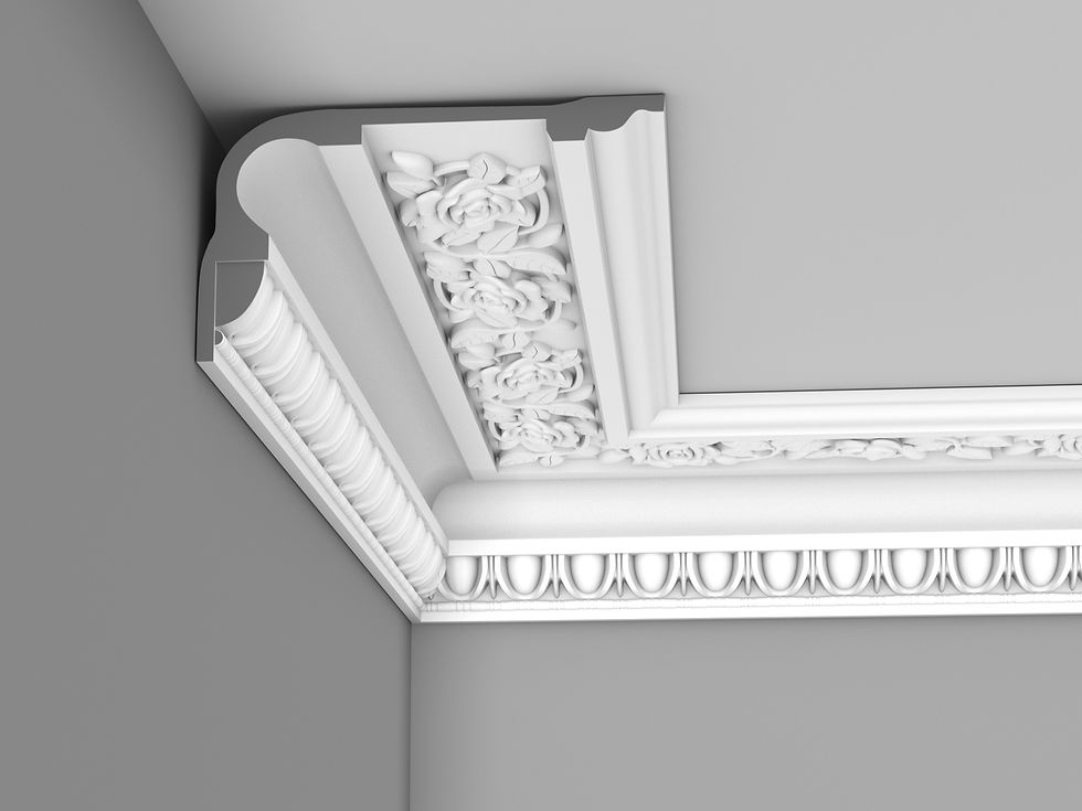 CL-V10 Large Victorian Cornice. Projection: 287mm. Height: 163mm ...