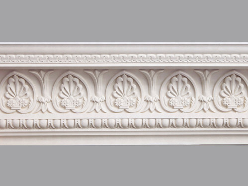 CL-CC08 Large Classic Floral Leaf Plaster Cornice.