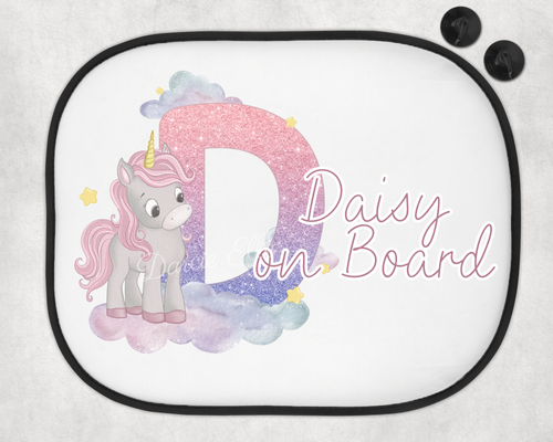 Unicorn Car Sun Shade | Darcie Elle Designs