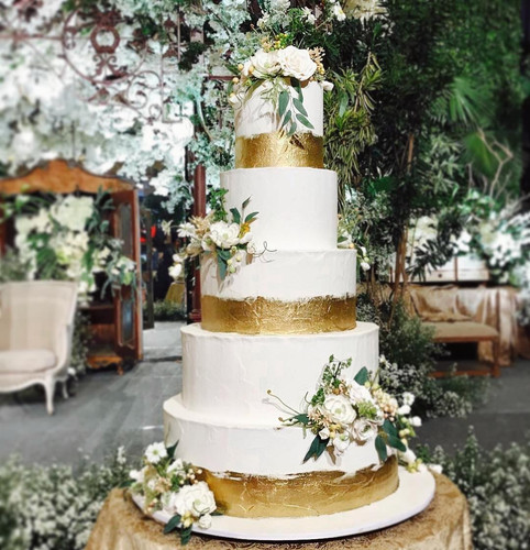 LUXURY PARADISE WEDDING FAKE CAKE | desde 3 pisos | Custom Fake Cakes