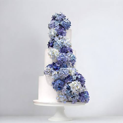 BLUE GARDEN WEDDING FAKE CAKE | 3 PISOS | Custom Fake Cakes